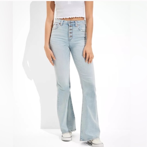 American Eagle Outfitters | Jeans | American Eagle Super Hi Rise Flare ...